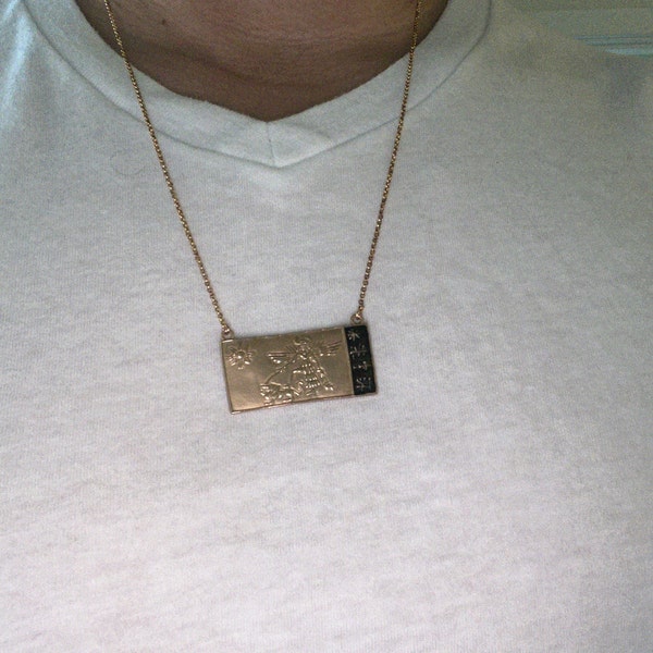 Ishtar Inanna Assyrian Goddess of Love Necklace: Hand-carved Cuneiform ...