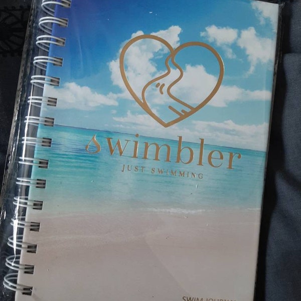 Swimbler Swim Journal Log Book Wild Open Water Swimmer Wipe Clean Swims ...