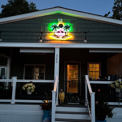 Custom Chef Logo Afcultures RGB Led Lights Metal Wall Art Personalized ...