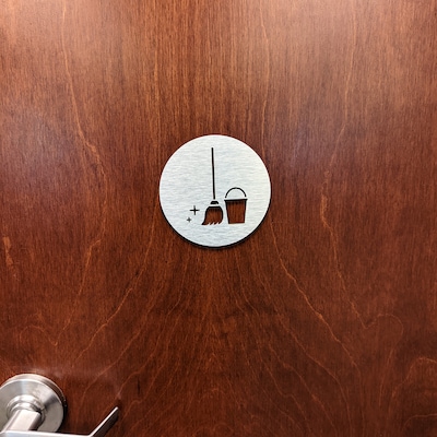 Janitor Room Door Sign. Janitor's Room. Janitorial Closet Sign ...