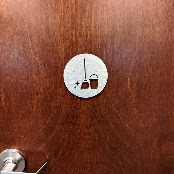 Janitor Room Door Sign. Janitor's Room. Janitorial Closet Sign ...