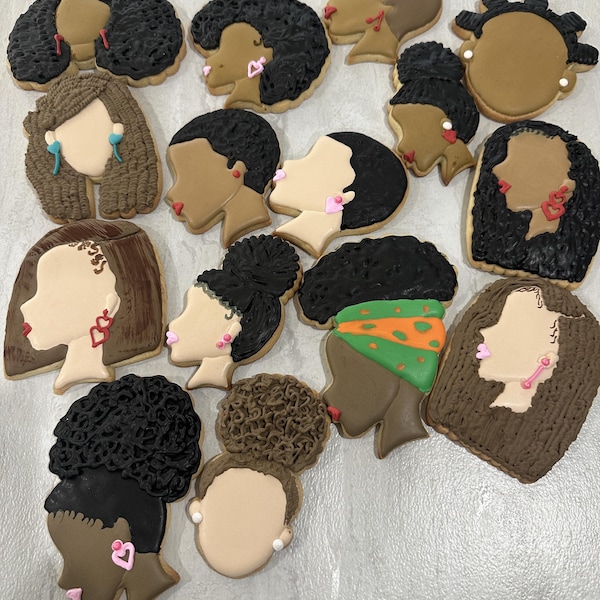 Afro Woman and Man Pair Cookie Cutter - Etsy