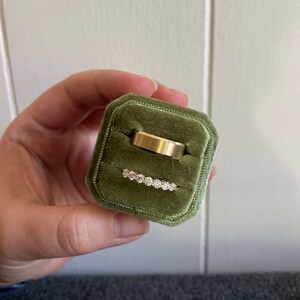 9 Colors Velvet Ring Box Engagement Ring Box Double and - Etsy