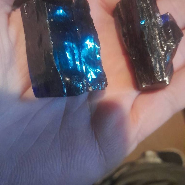 High-quality ! Blue Obsidian Uncut Raw Rough Crystal 825.00 Carat Stone ...