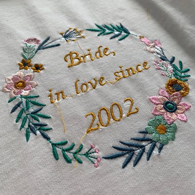 Frame Flowers Machine Embroidery Design, Flower Wreath Embroidery ...