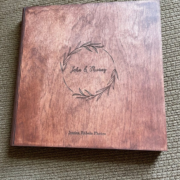 Wooden Photo Box 4x6(15x10) Wedding Box With USB 3.0 | Personalized Box ...