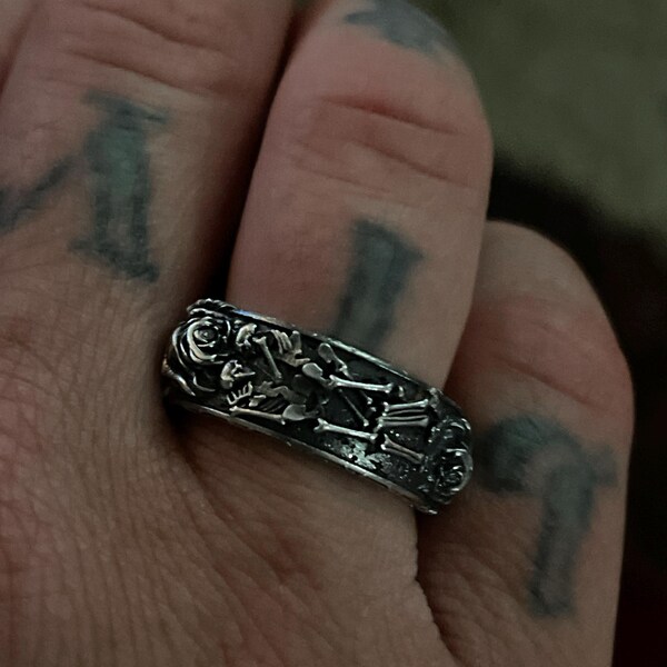 Mens Jesus Angels Ring Crucifix Cross Rings for Man Christian Catholic ...