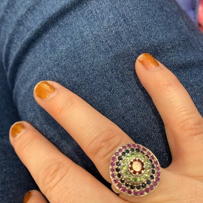 Charnier of France Antique Pearl & Diamond Paste Halo Anniversary ...