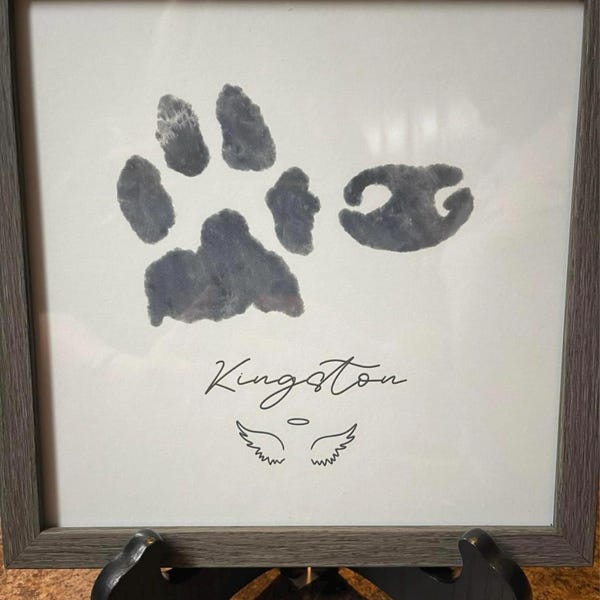 Custom Dog Paw Print From Photo Digital Dog Paw Print New Puppy Paw ...