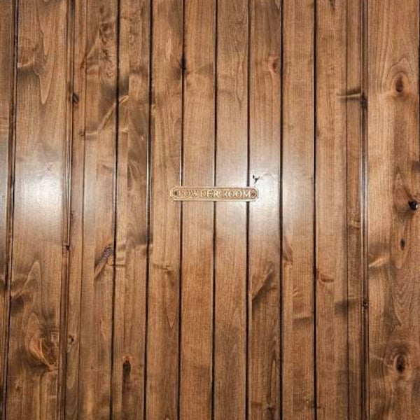 Waiting Room Door Sign Available in Three Finishes Nickel, Antique ...