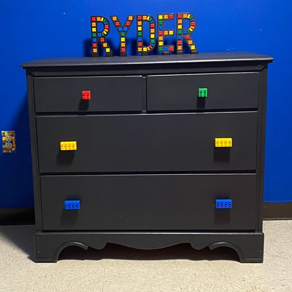 Black "brick Script" Stand-up Letters, Embedded With Real Bricks. - Etsy