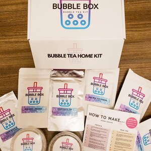 Bubble Tea Home DIY Kit by Bubble Box fruit Tea Set | Etsy