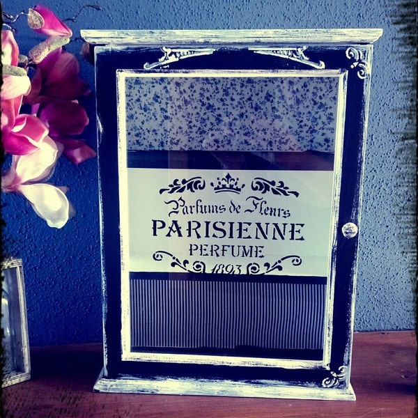 STENCIL 'parisienne Perfume', Vintage French Script, Paris, Furniture ...