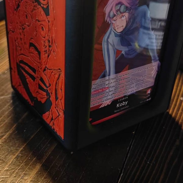 OPTCG DOUBLE WINDOWED Koby Themed Deck Box!!! - Etsy