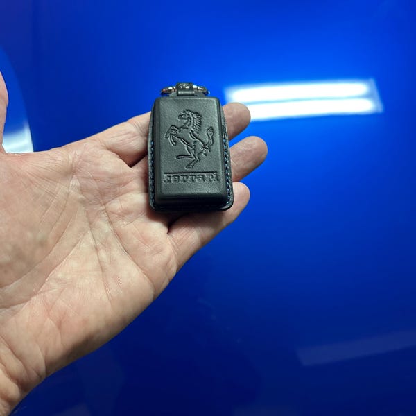 Skoda Covered Leather Key Fob Case Skoda Superb Enyaq Fabia Kodiaq ...