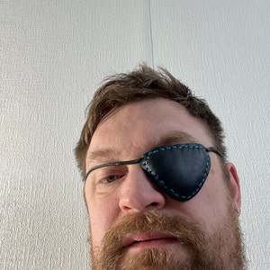 Viking Inspired Leather Eyepatch - Etsy