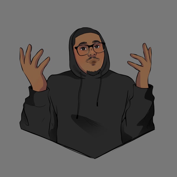 Twitch Profile Picture and Banner - Customized Drawing Portait for Your ...