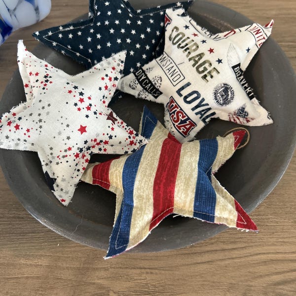 Fabric Flags / Farmhouse Cottage American Mini Flags / the Pledge of ...