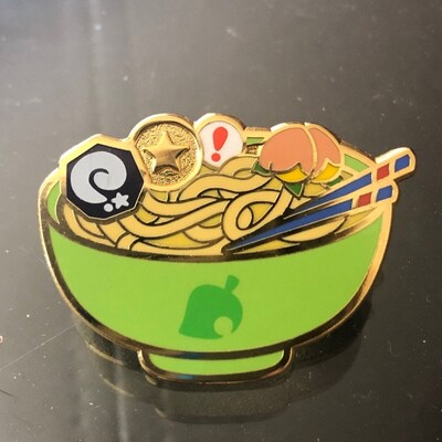 Animal Crossing Ramen Hard Enamel Pin - Etsy