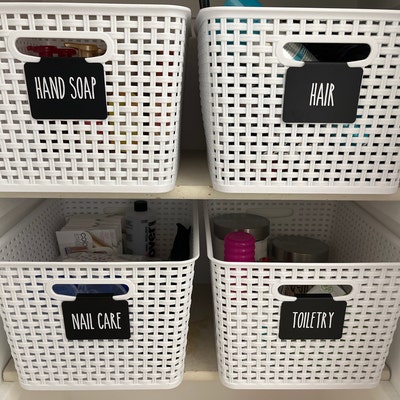 Labels for Organizing up to 20 Customizable Labels Bathroom Pantry ...