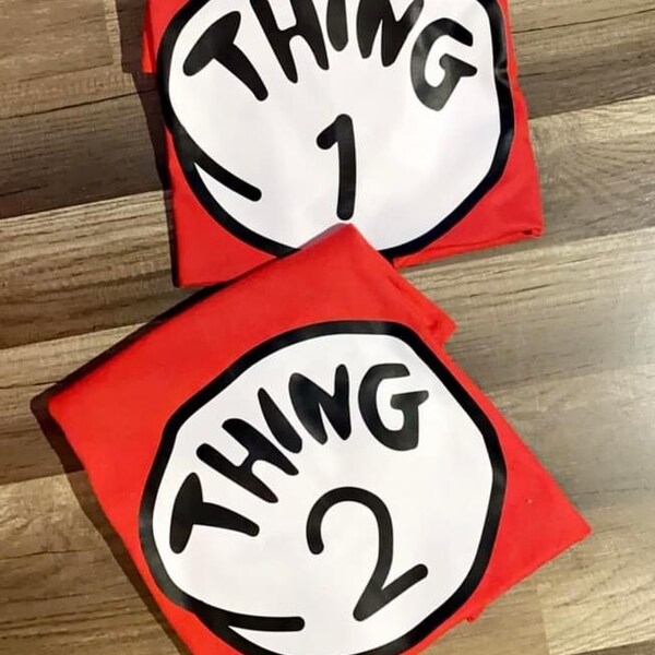 Thing 1 and Thing 2 Layered Svg Png Dxf Eps - Etsy