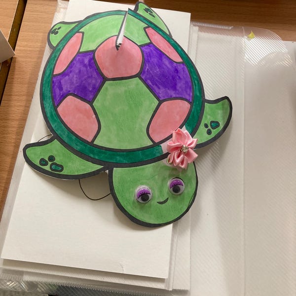 Make A Turtle Printable Activity for Kids, 3D Turtle Craft, Build A ...