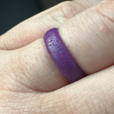 Tie Dye Dreamy Glitter Silicone Ring Stackable Water Proof - Etsy