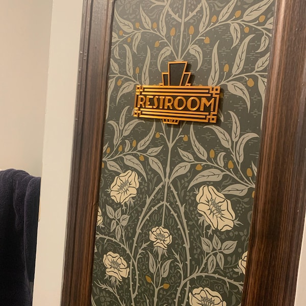 Custom Art Deco Sign Decor Home Art Deco 3D Printed Decoration Interior ...