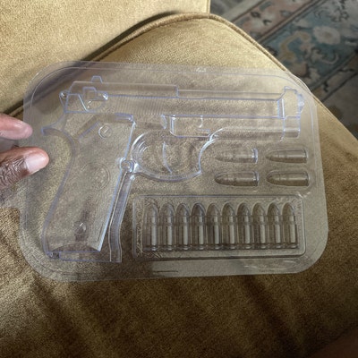 GUN MOLD another Side, Gun & Bullets Chocolate Mold, Soap Mold, Hunter ...