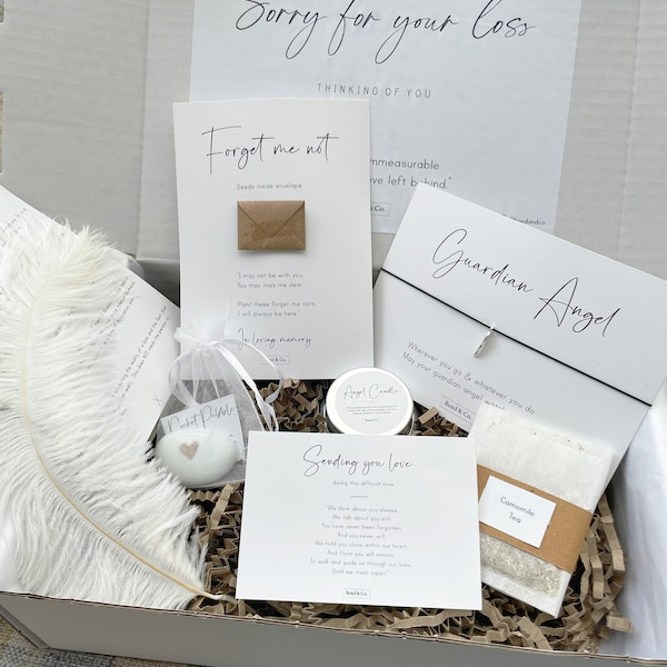Bereavement Care Package, Condolences Gift Box, Sorry for Your Loss ...