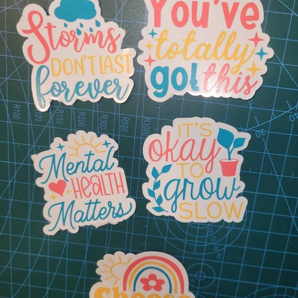 Inspirational and Motivational PNG Sticker Bundle, Inspirational ...