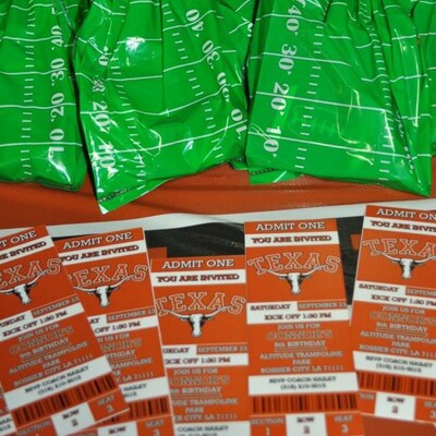 Penn State Ticket Invitation - Etsy