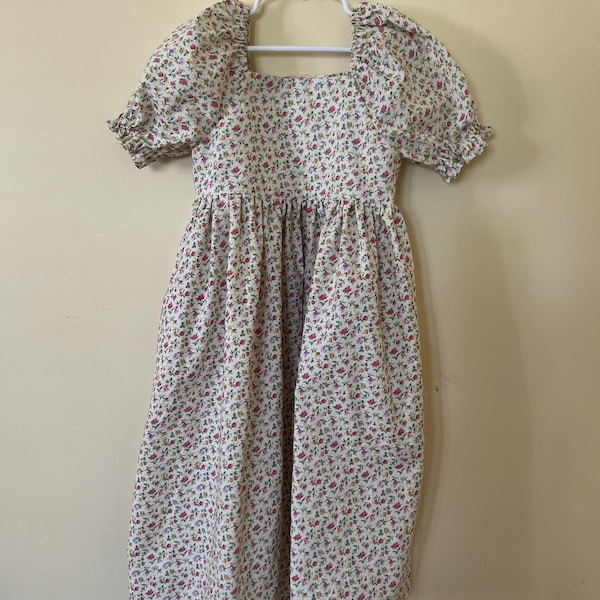 PUFF SLEEVE DRESS Pdf Sewing Pattern/a0 | Video Tutorial | Dress Length ...