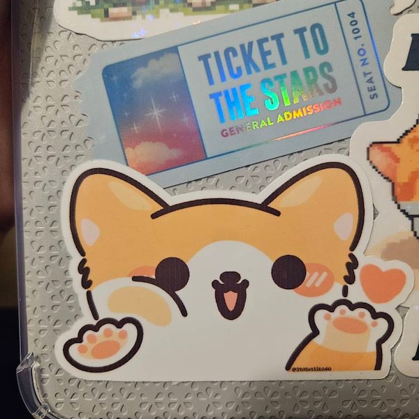 Please Handle With Love FRAGILE Sticker | Cat Meme Stickers | Kawaii ...