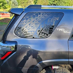 Fits 2010-2024 Toyota 4RUNNER Rear Side Windows Topographic Map Decal ...