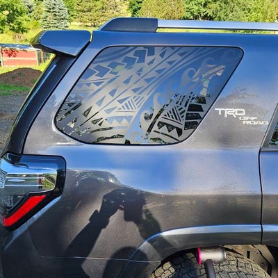 Fits 2010-2024 Toyota 4RUNNER Rear Side Windows Topographic Map Decal ...