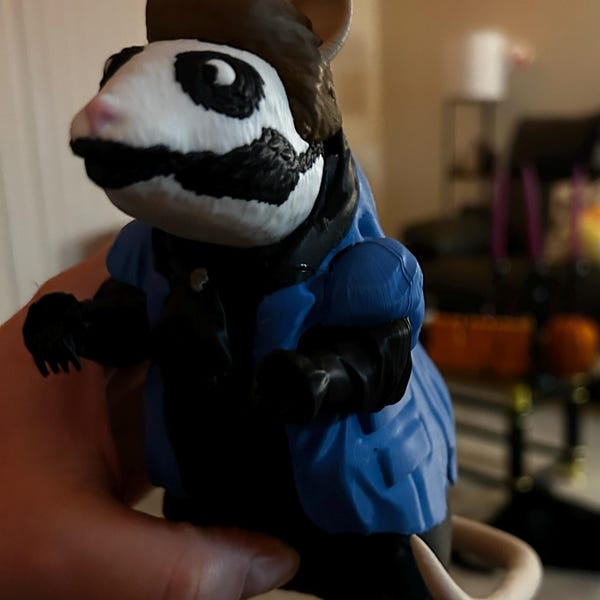 Cardinal Copia Rat Sculpture - Ghost Band Fan Art, Unique Home Decor - Etsy