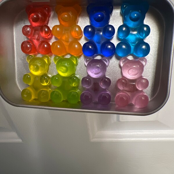 Gummy Bear Stitch Markers Set | Stitch Markers Set | Cute Knitting ...