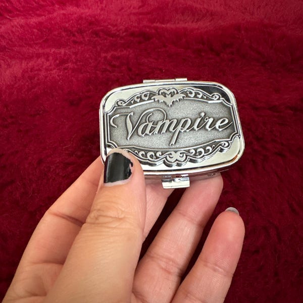 Handmade Vampire Pill Box Goth - Etsy