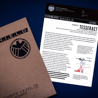 S.H.I.E.L.D. Security Level 7 Kraft Paper Folder TV Show Movie Props ...