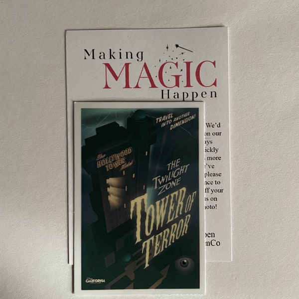 Disney's Hollywood Tower of Terror Sticker | Waterproof | Original ...