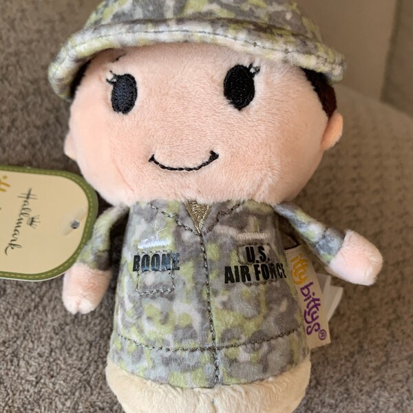 Personalized Camo Military Itty Bitty Plush - US Air Force, Army, Navy ...