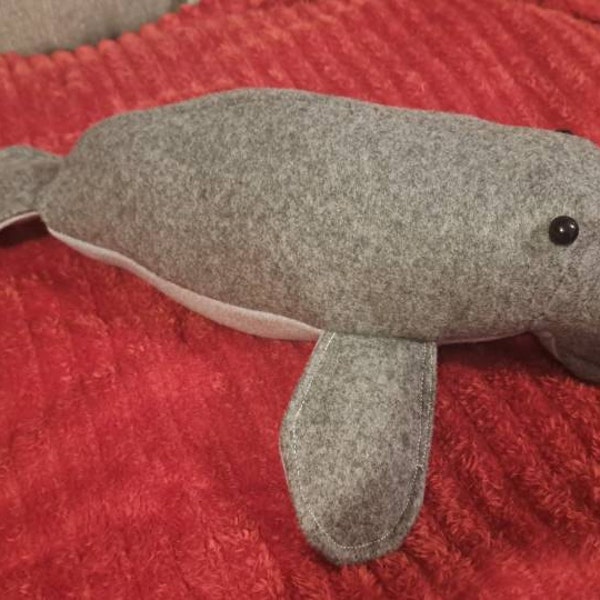 Monty the Manatee INSTANT DOWNLOAD Sewing Pattern PDF - Etsy
