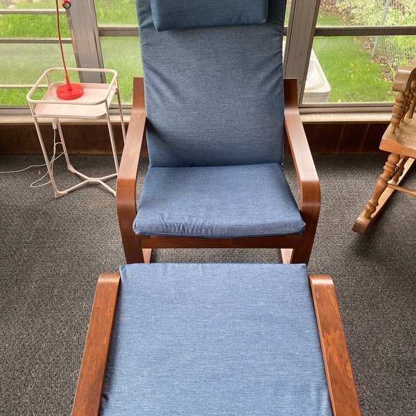 Ikea Poang Cover Ikea Poang Chair Cover Poang Chair Cushion Compatible ...