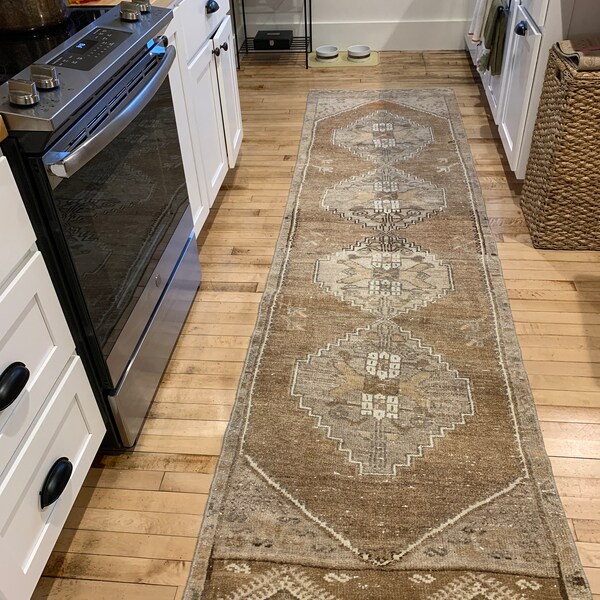 5x10 Striped Rug,4'79x10'17 Ft,5x10 Vintage Rug,oushak Rug,5x10 Turkish ...