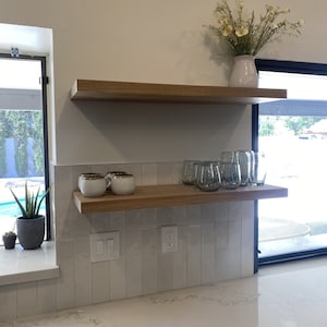 2 INCH THICK Floating Shelves Heavy-duty Kitchen Floating - Etsy