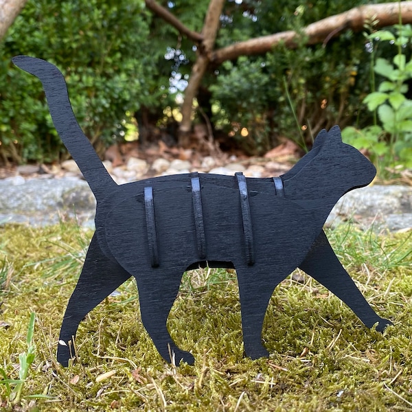 Cat 3mm Digital File for Laser and CNC | DXF SVG Eps Ai Pdf | Laser Cut ...