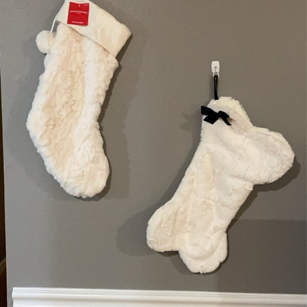 Plaid Cat Stockings Rustic Plaid Fish Shaped Stockings for Cats ...