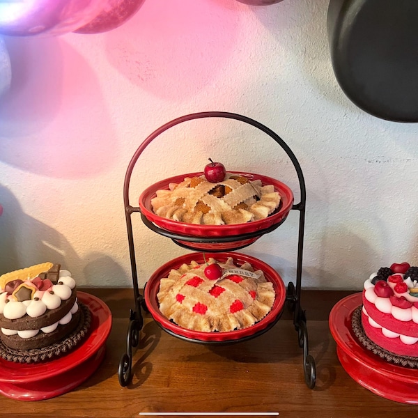 Fake Pumpkin Pie, Faux Pumpkin Pie, Faux Pie, Primitive Pie, Fake Bake ...