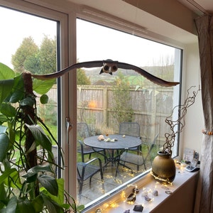 Wooden Flying Bird Mobile Heirloom Gift Beach Decor Pelican Hanging ...